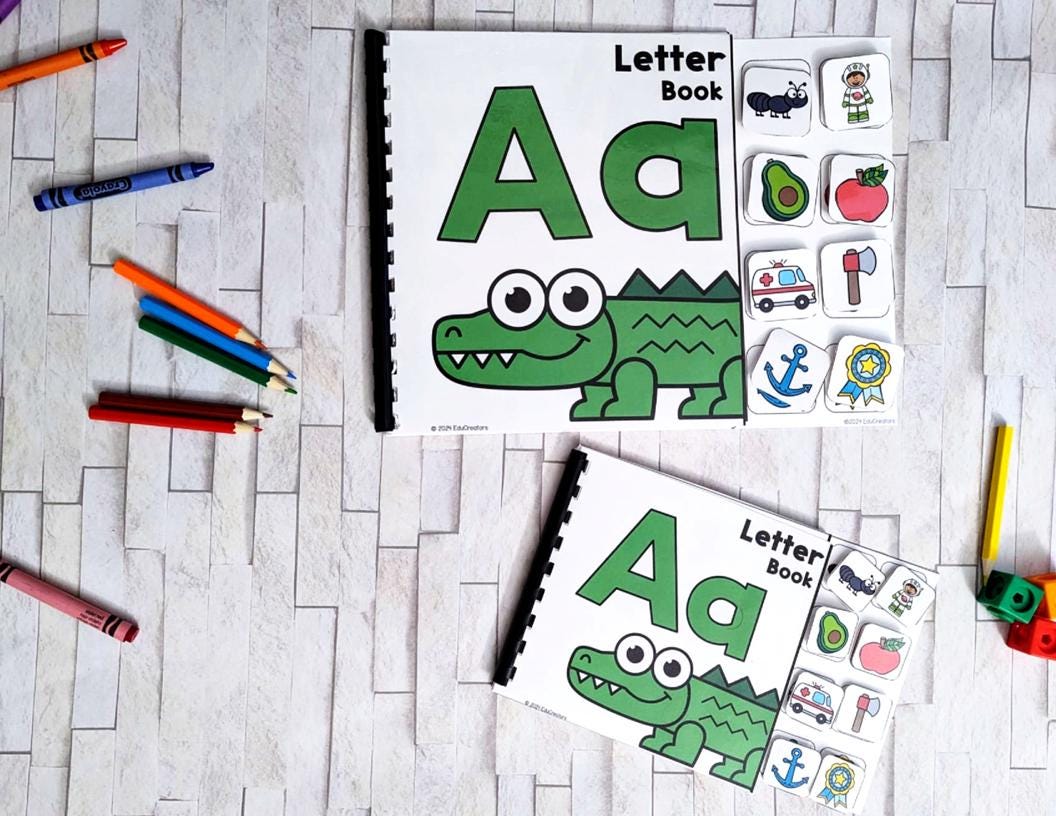 Alphabet Adapted Books, Interactive Special Education Books ESL ELL ABC ...