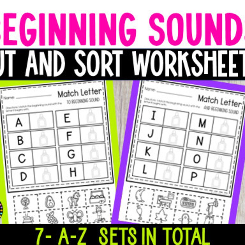 Beginning Sounds - Etsy