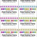 Printable Colorful Punch Cards, Incentive Reward Cards for Students ...