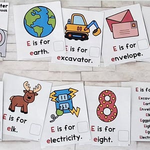 Alphabet Adapted Books Interactive Special Education Books ESL ELL - Etsy
