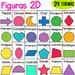 Carteles De Figuras Geométricas 2D Y 3D Spanish Shapes Posters - Etsy