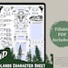 Wildlands DND Character Sheet: Premium, Handcrafted Adventure Ledger ...