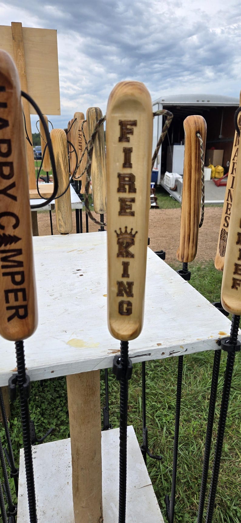 Handcrafted Fire Pokers 46"– Custom Engraved - Etsy
