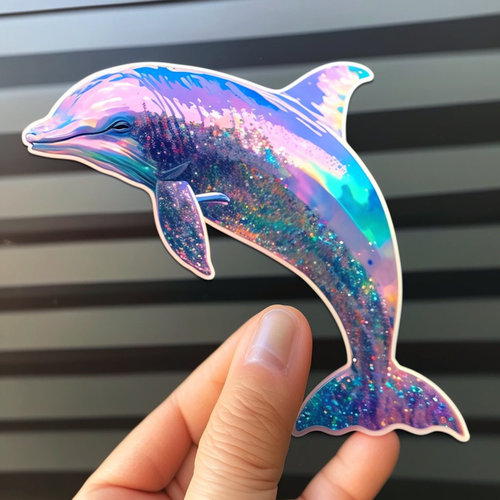 Dolphin Stickertransparent Outdoor Stickers Die-cut 1pcs - Etsy