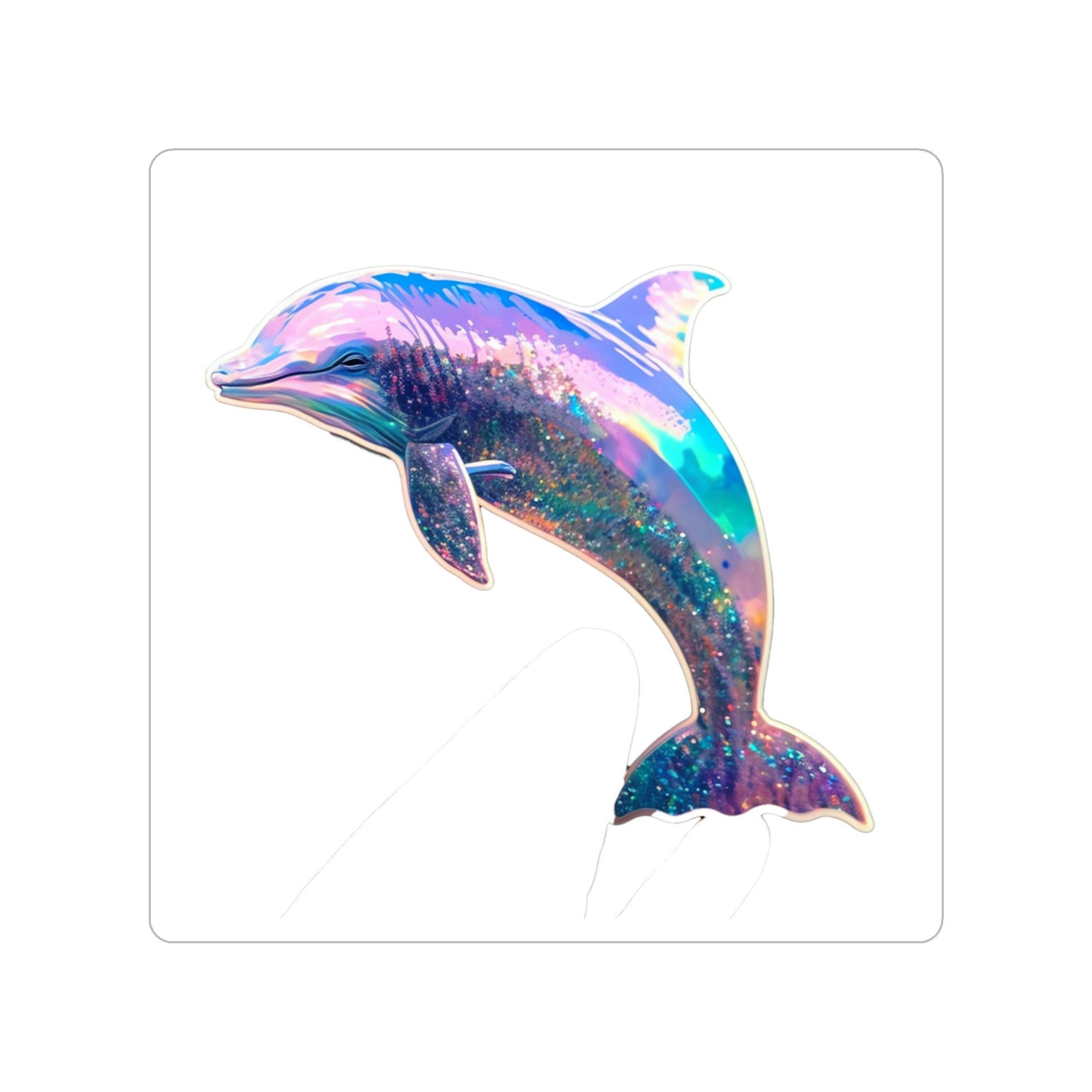 Dolphin Stickertransparent Outdoor Stickers Die-cut 1pcs - Etsy
