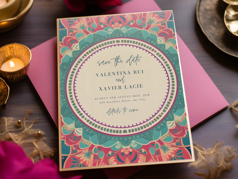 Indian Wedding Invitation Animated Digital & Printable Invites South ...