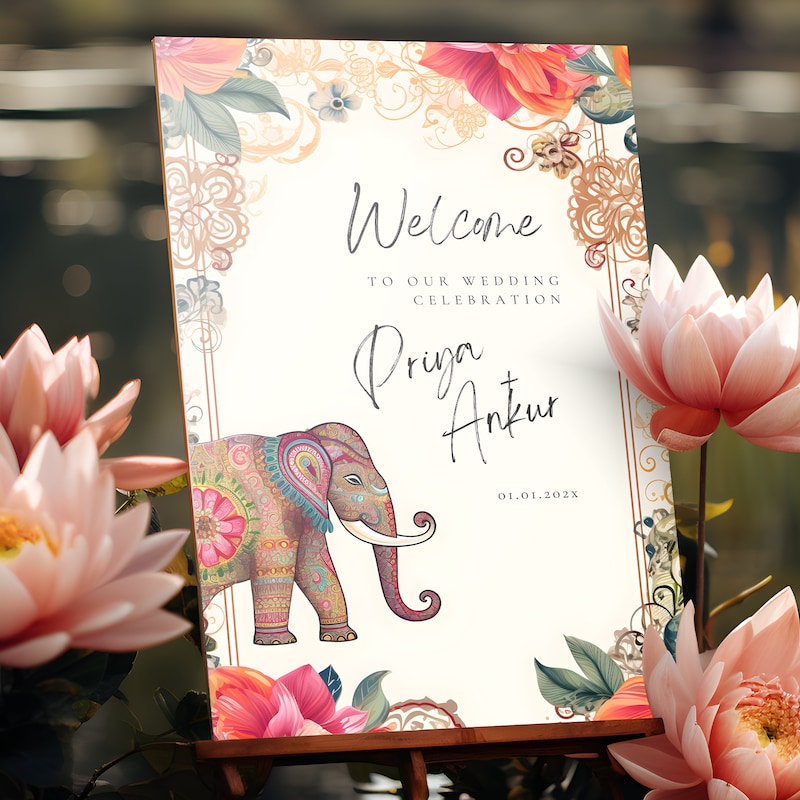 Indian Wedding Signs - Etsy