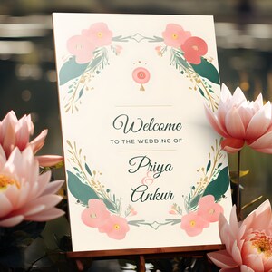Indian Wedding Sign Hindu Phera Decor & Desi Wedding Decor, Mehndi ...