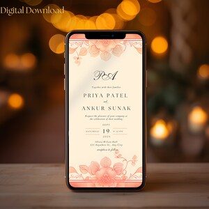 Indian Wedding Invitation Animated Digital & Printable - Etsy