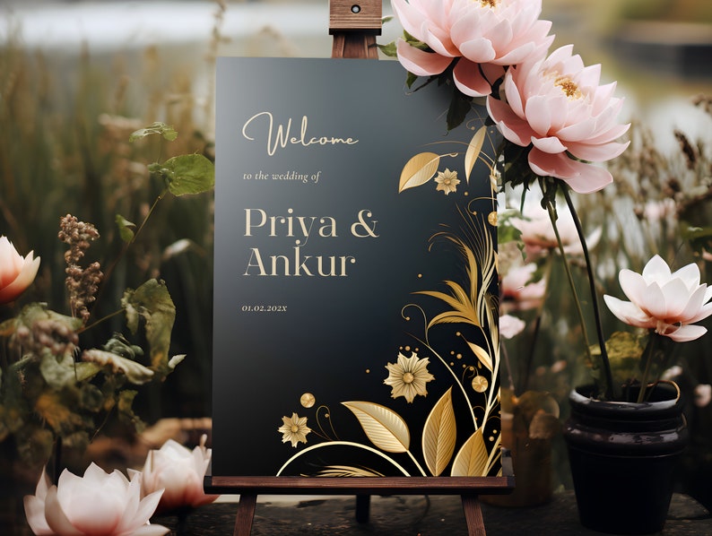 Welcome Desi Sign South Indian Mehndi & Shaadi Decor Indian - Etsy