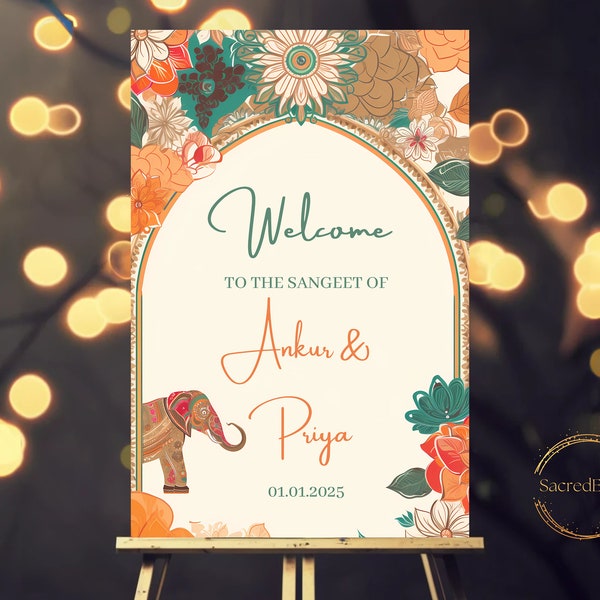 Sangeet Sign - Etsy UK