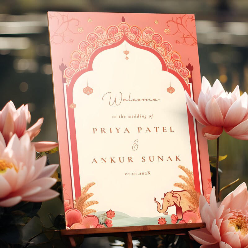 Indian Wedding Signs - Etsy