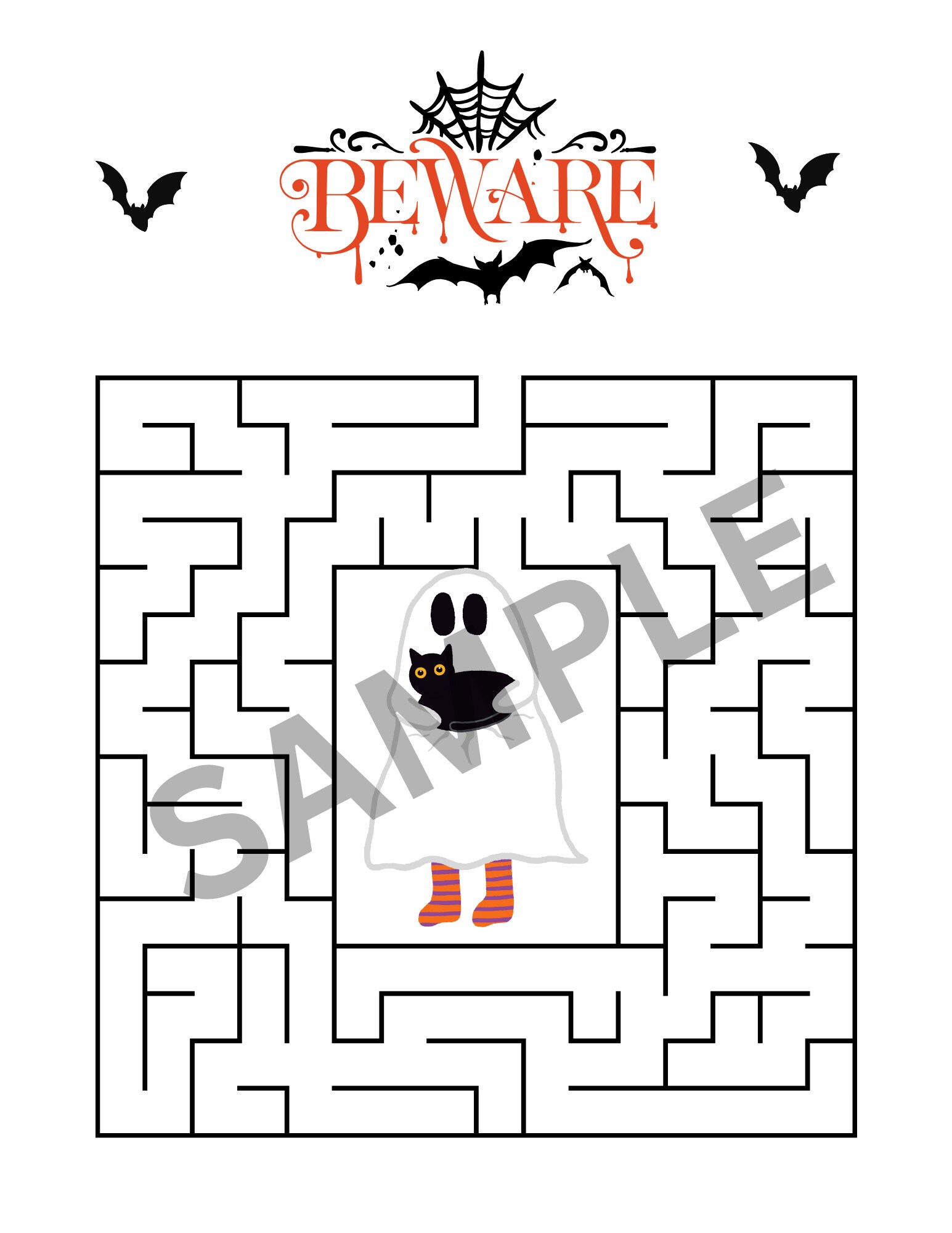 Halloween Activity Pack / Printable Halloween Activity Sheets - Etsy