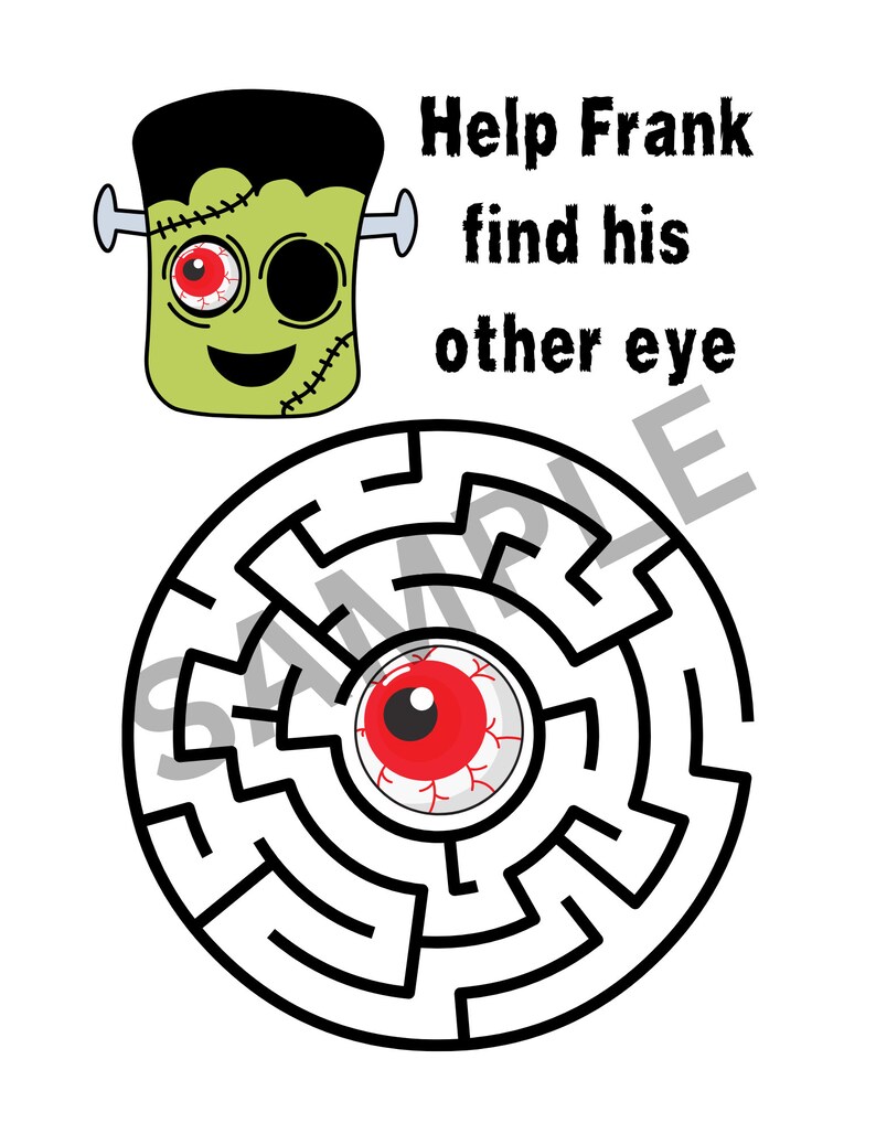 Halloween Activity Pack / Printable Halloween Activity Sheets - Etsy