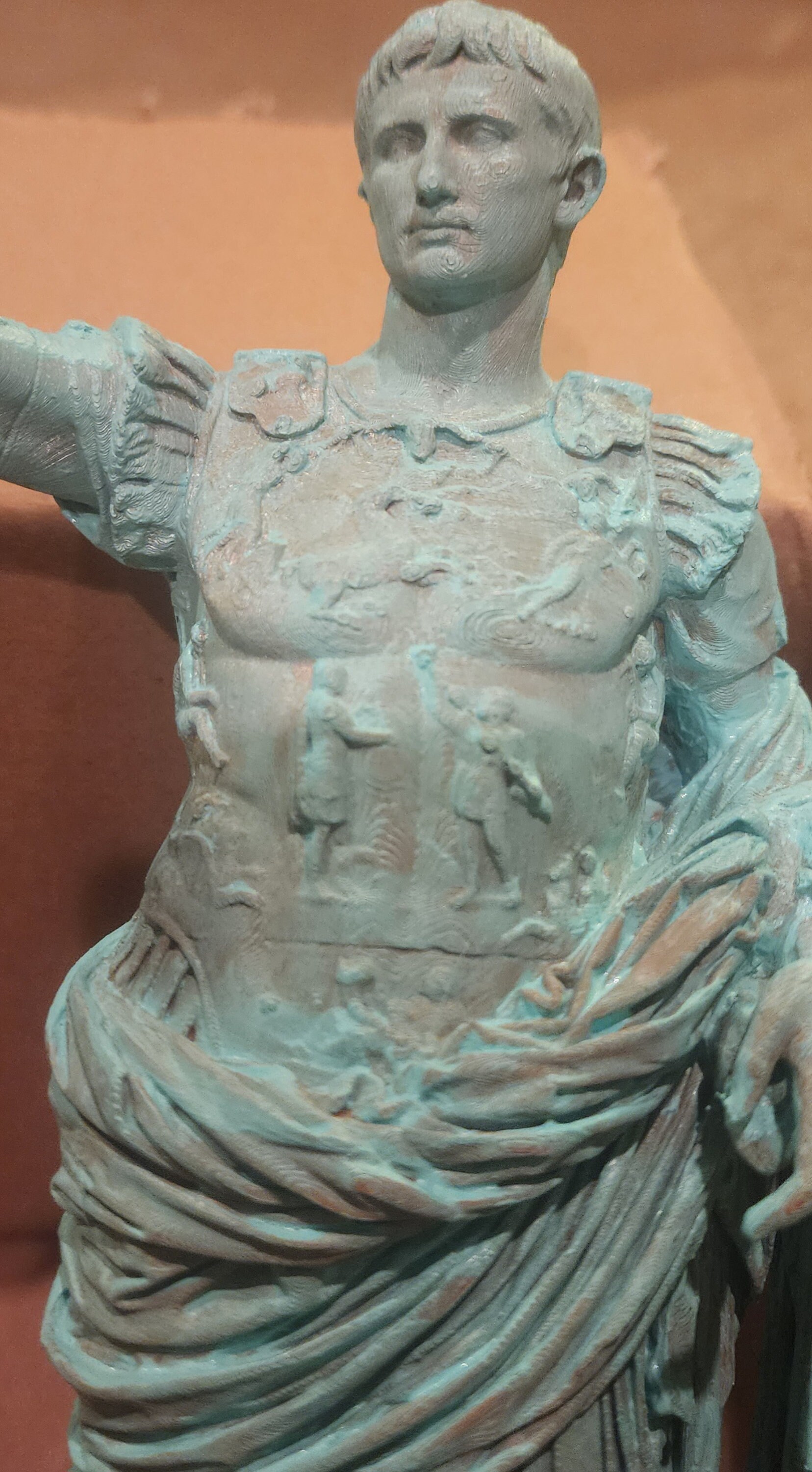 Roman Emperor Augustus 10 Inches Tall Patina Color Prima Porta - Etsy