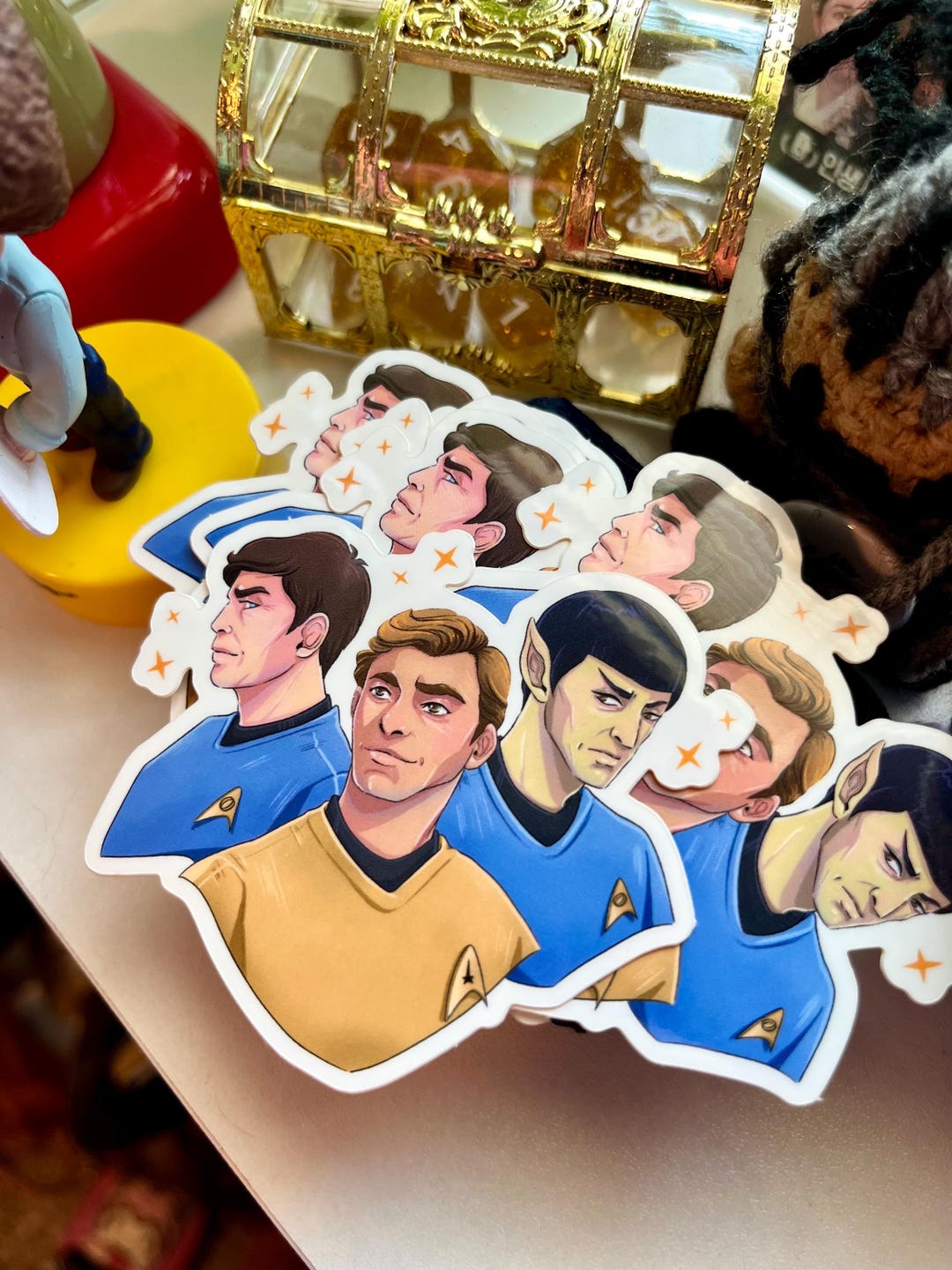 Kirk, Spock, Mccoy (star Trek TOS) Sticker - Etsy