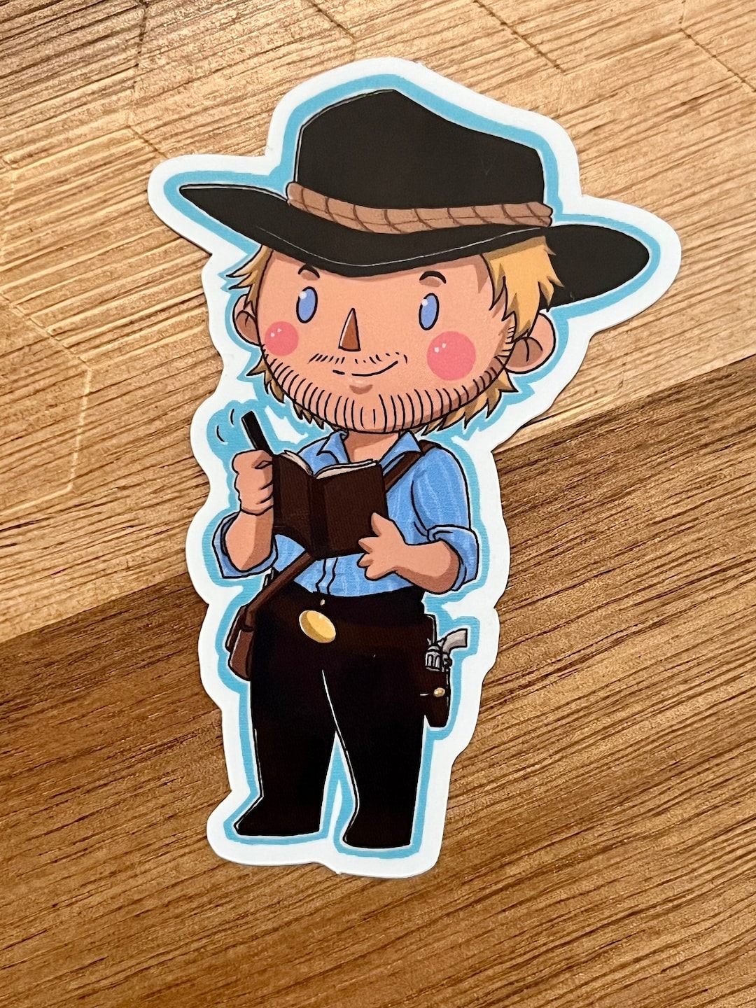 Chibi Arthur Morgan Sticker Etsy