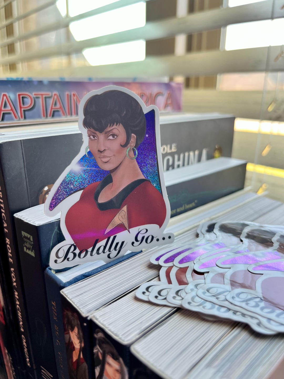 Nyota Uhura star Trek TOS Sticker - Etsy