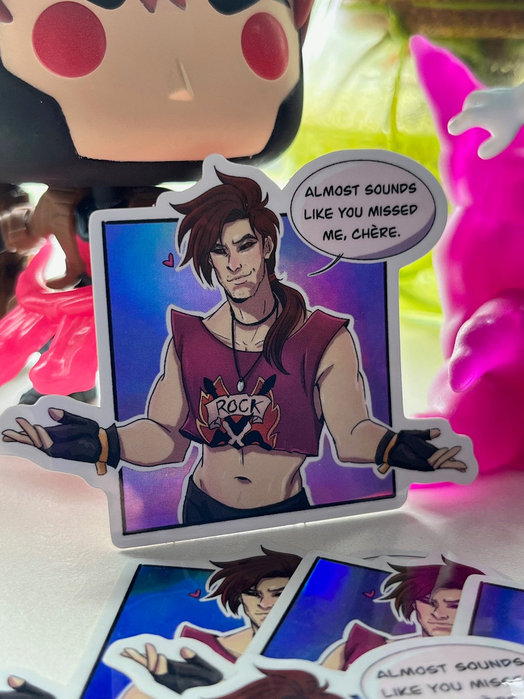 Gambit ( X-MEN Sticker) - Etsy UK