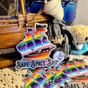 Safe Space Ship (OFMD Sticker) - Etsy
