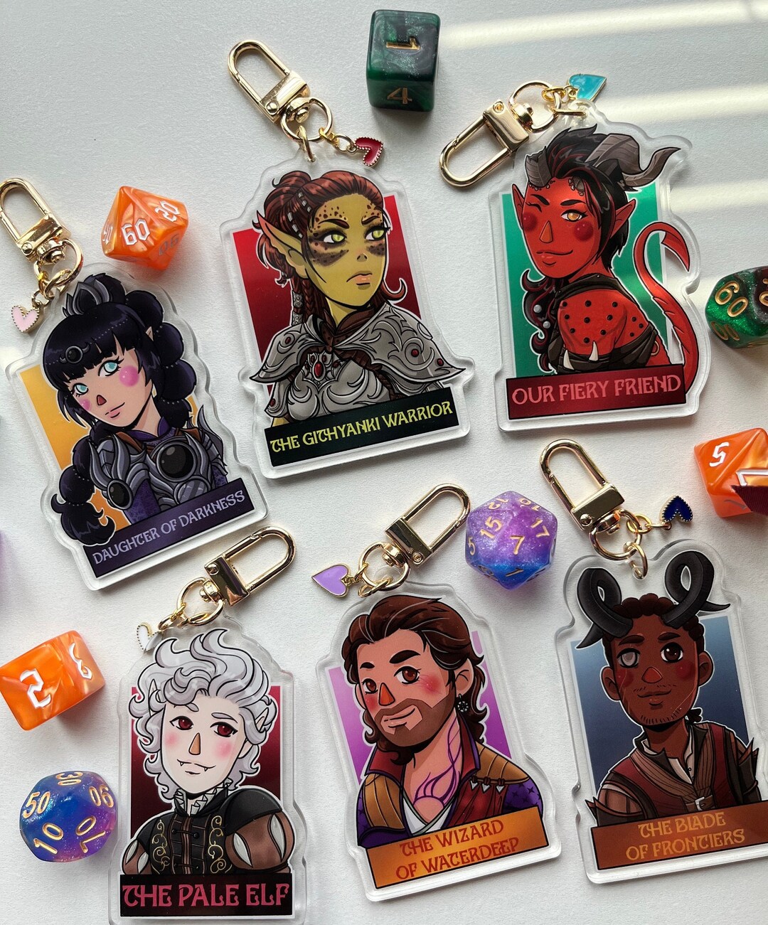 BG3 Companion Keychains - Etsy
