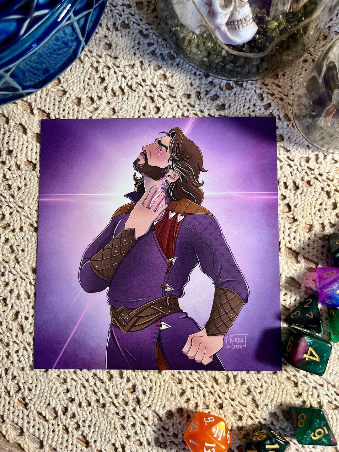 The Wizard of Waterdeep (gale BG3 Print) - Etsy