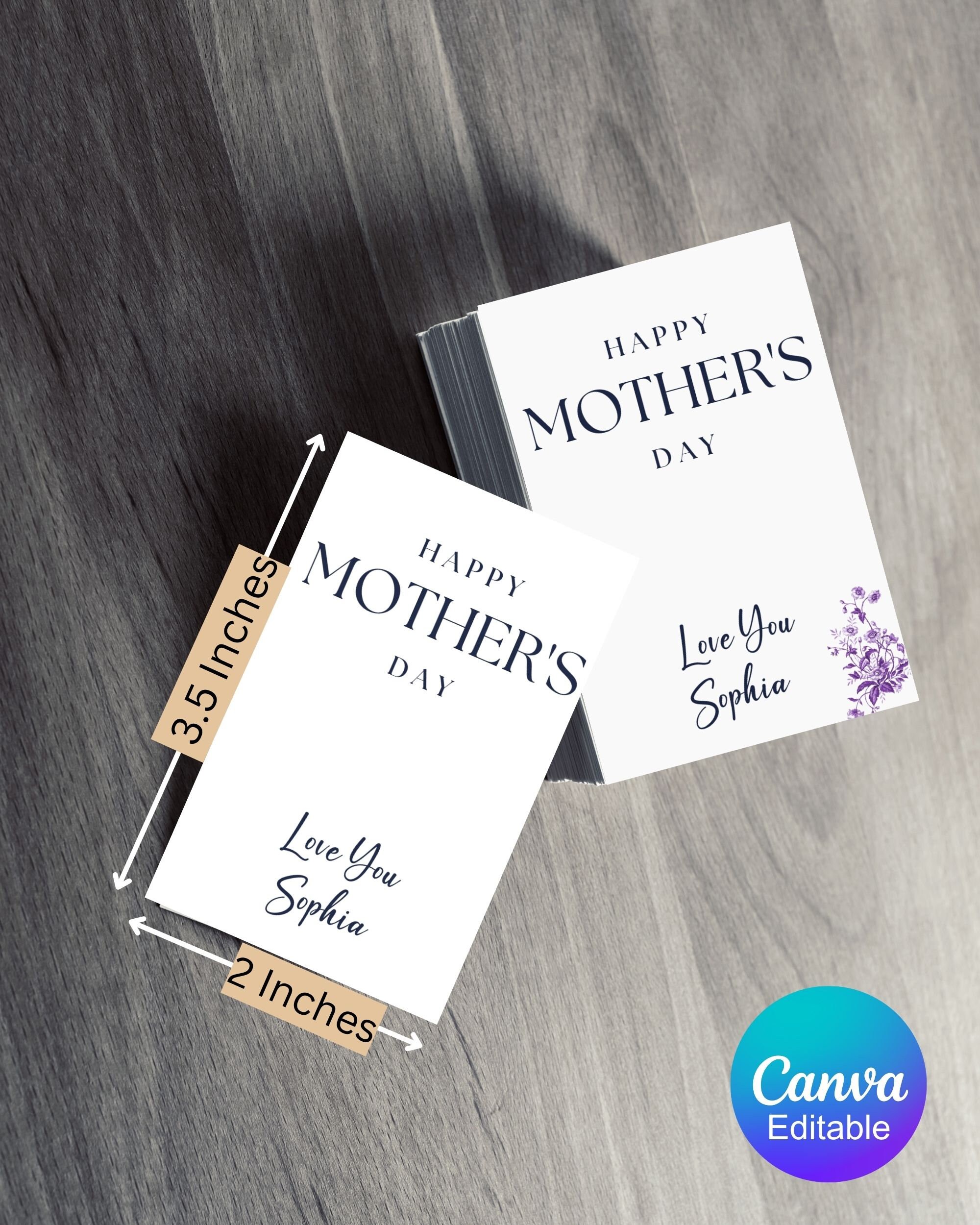 4 Editable Gift Tags Mom Mum Tag Mothers Day Birthday Anniversary Just ...