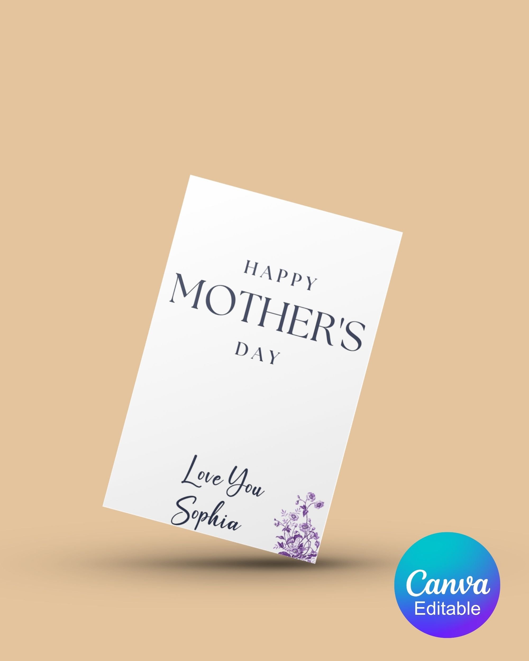 4 Editable Gift Tags Mom Mum Tag Mothers Day Birthday Anniversary Just ...