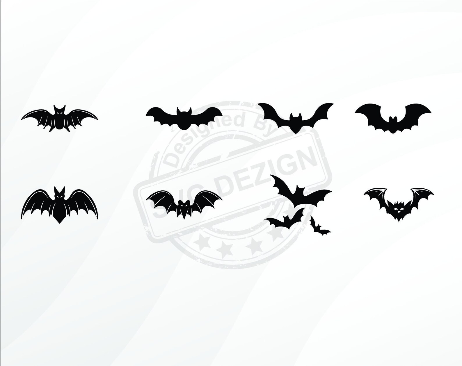 Bat Svg, Halloween Bat Svg Bundle, Halloween Design Svg, Flying Bat ...