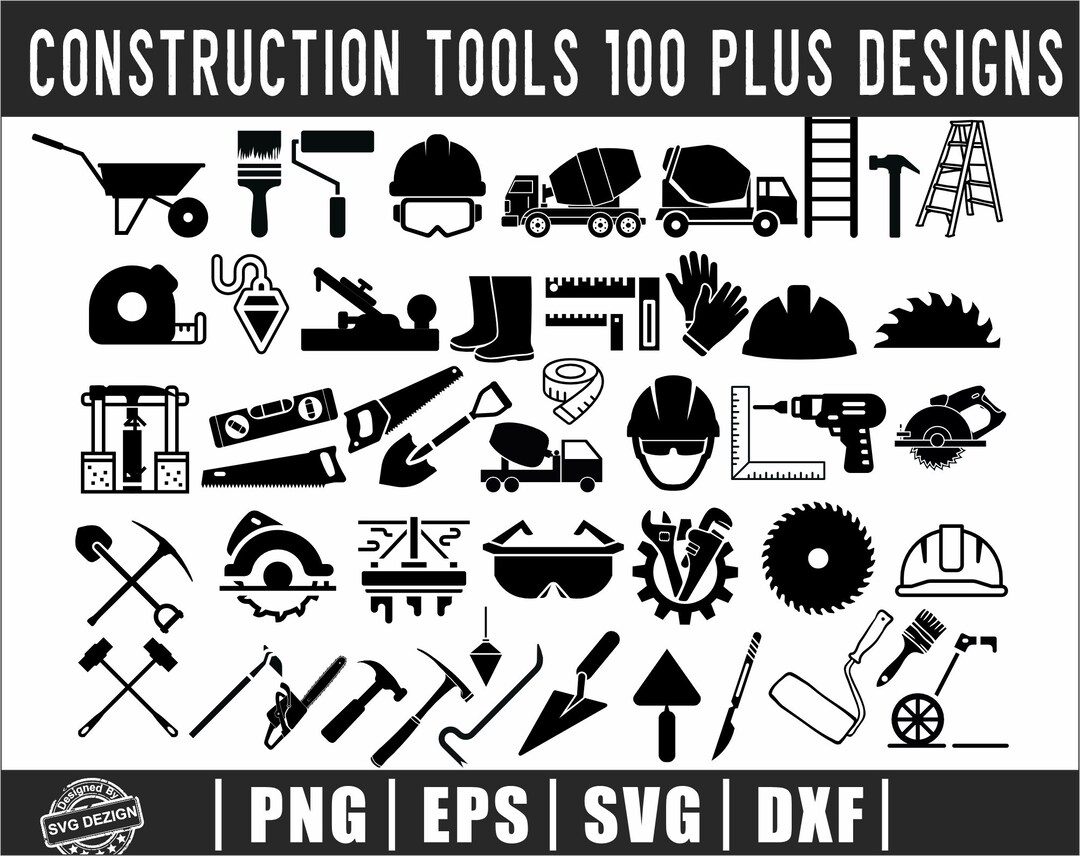 Tools SVG, Construction Tools, Mechanical Tools Svg, Industrial Tools ...