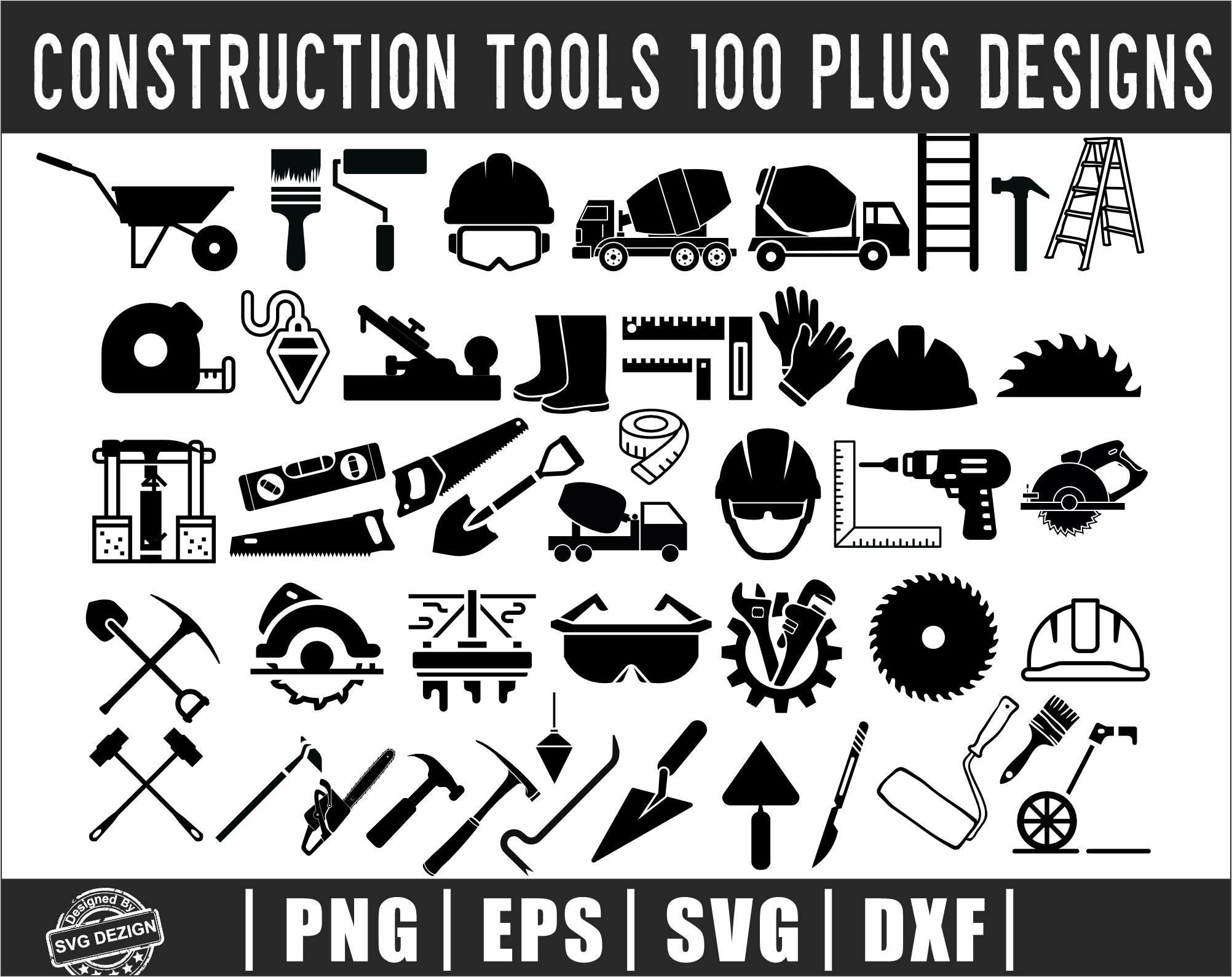 Tools SVG, Construction Tools, Mechanical Tools Svg, Industrial Tools ...