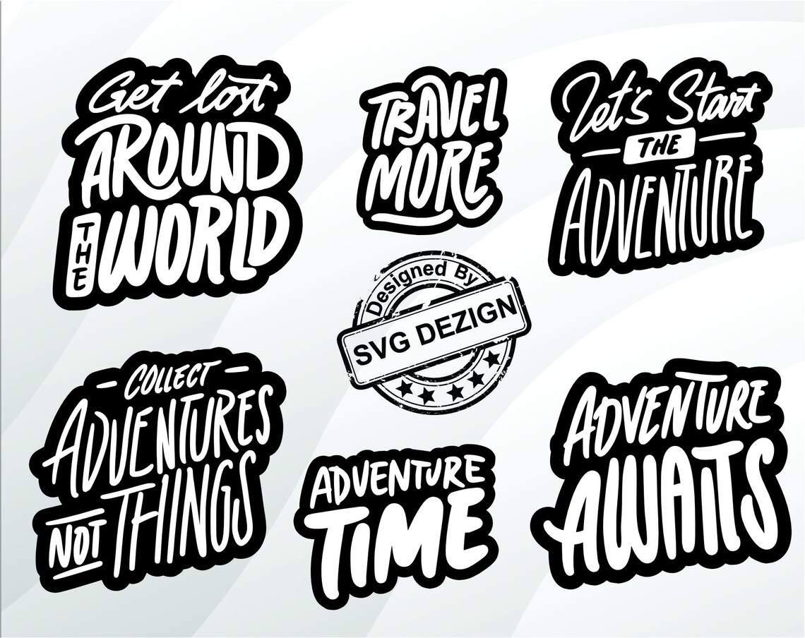 Travel SVG Bundle, Travel Quotes SVG Files, Adventure Svg, World Travel ...