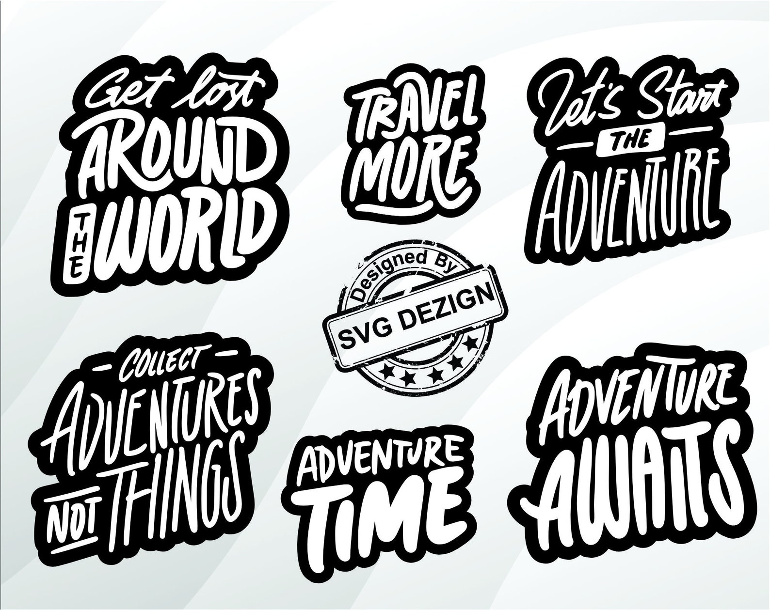Travel SVG Bundle, Travel Quotes SVG Files, Adventure Svg, World Travel ...