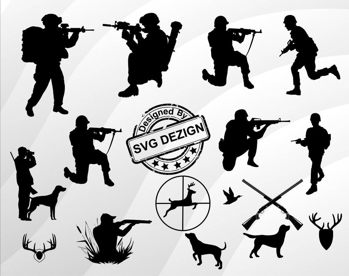 Hunting SVG Bundle Shooting SVG Bundle Deer Hunting SVG - Etsy UK