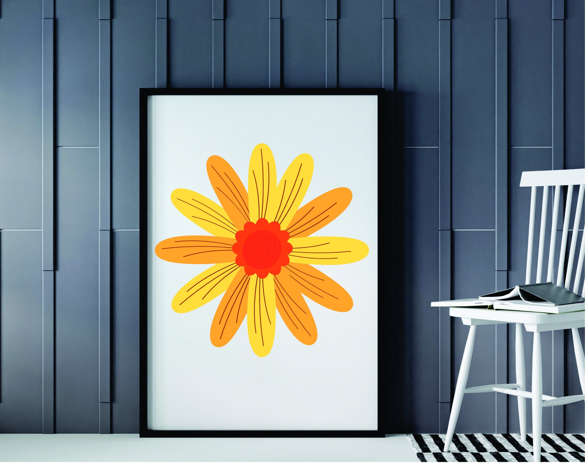 Flowers Svg, Cute Flower Svg Bundle, Retro Flower, Gardening Flower ...