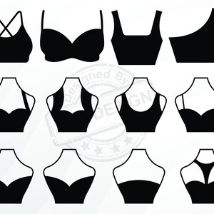 Women's Dresses Svg, Dress Svg Bundle, Women Fashion Dress Silhouette ...