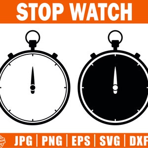 Stop Watch Svg, Stop Watch, Pocket Watch Clock Svg, Timer Svg, Clock ...