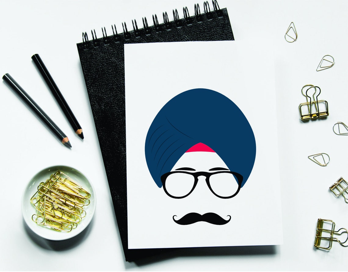 Traditional Sikh Turban Svg, Sikh Turban Svg, Sardar Turban Svg, Sikh ...