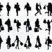 Shopping Girls SVG Bundle, Shopping Girls Silhouette, Shopping Women ...