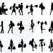 Shopping Girls SVG Bundle, Shopping Girls Silhouette, Shopping Women ...