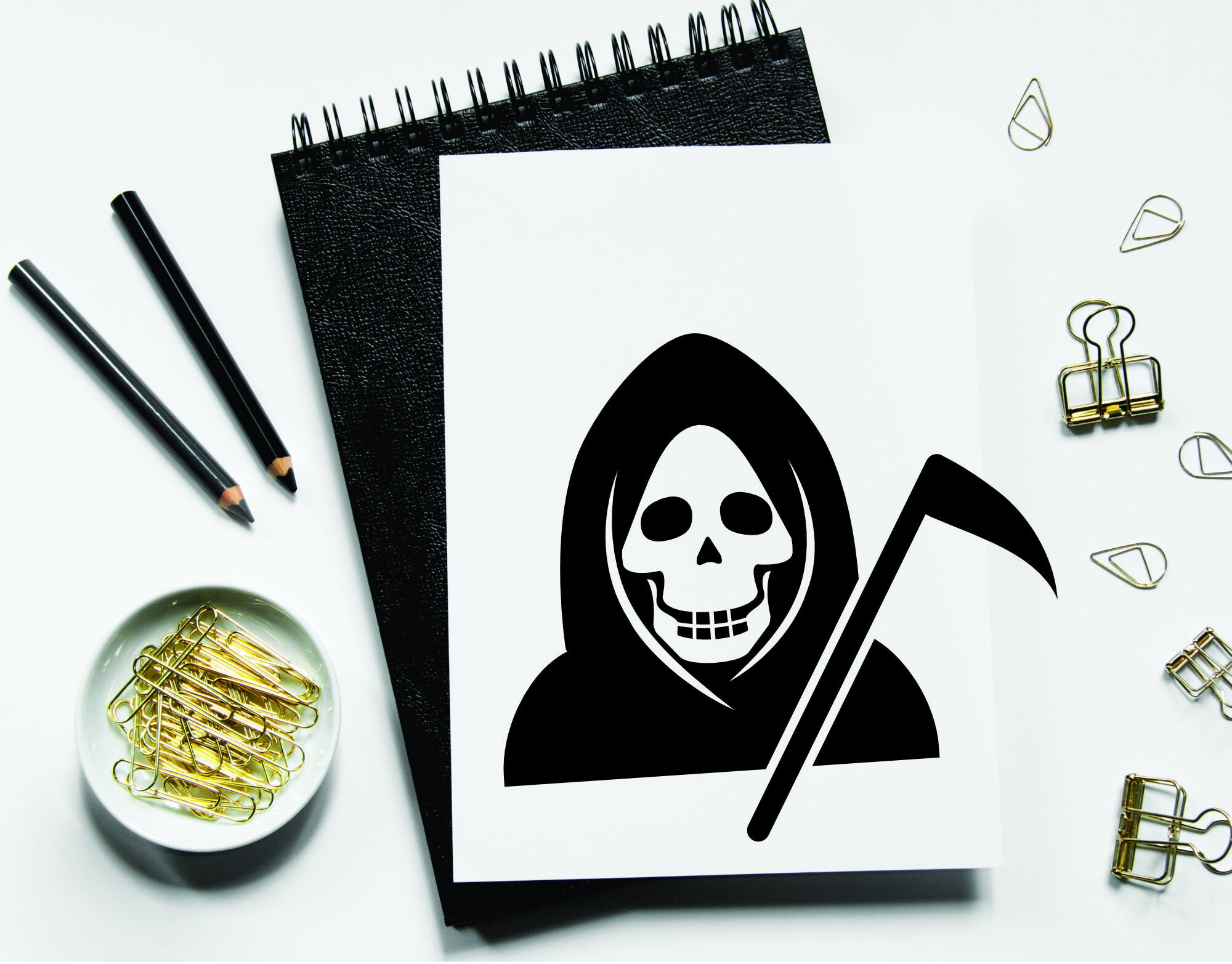 Grim Reaper Svg, Grim Reaper Bundle, Reaper Death Svg, Reaper Skeleton ...
