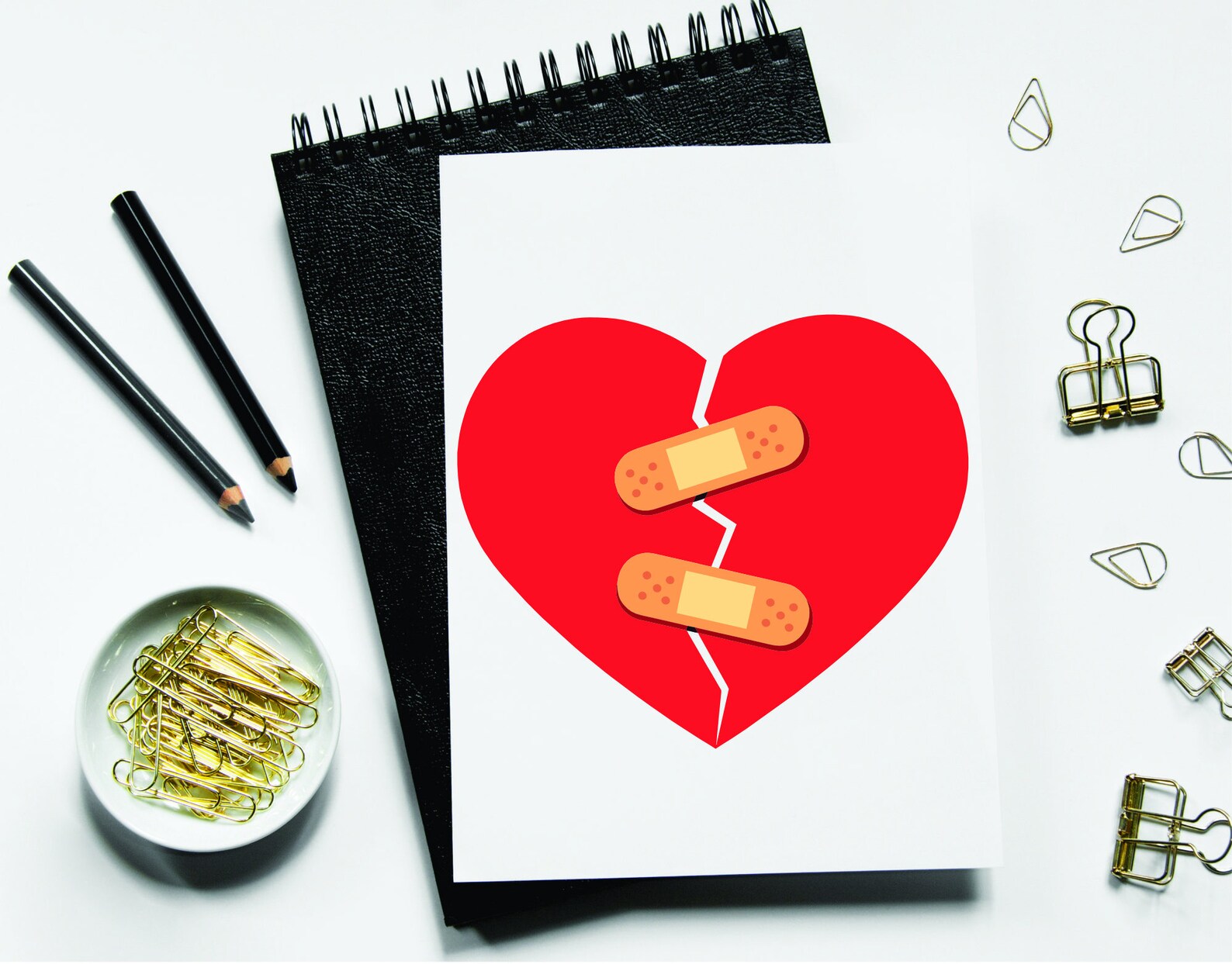 Broken Heart, Broken Heart Svg Bundle, Broken Heart Clipart, Cracked ...