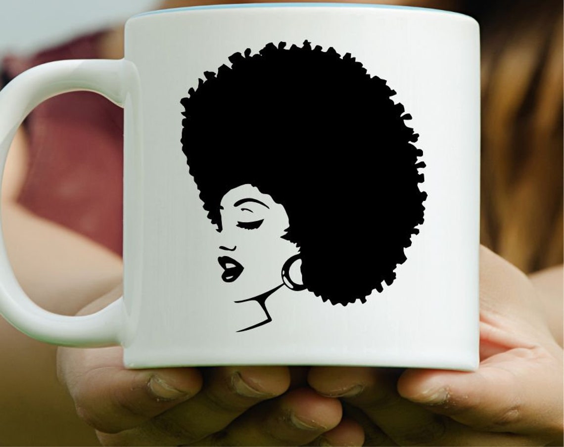 Afro Svg, Black Women Svg, Women Svg, Black Queen, Black Beauty, Black ...