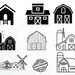 Barn Svg Bundle, Barn Form Cut File, Barn Farmhouse Svg, Barn House Svg ...