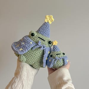 Wizard Frog Crochet Pattern Bundle / Chunky Crochet Wizard Mage / US ...