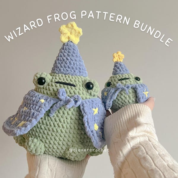 Wizard Frog - Etsy