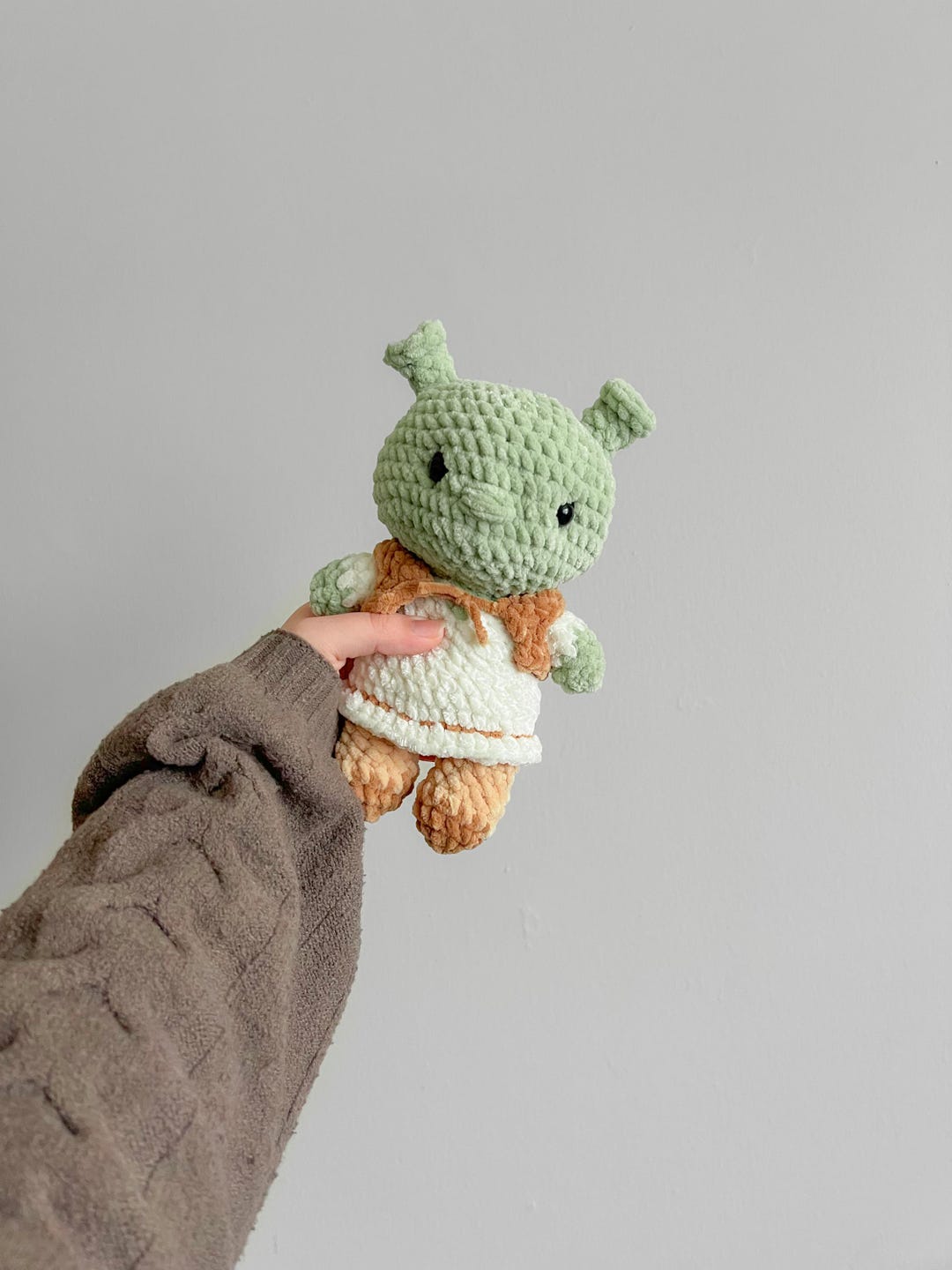 Green Ogre Crochet Plush / Cute Swamp Monster Plushie - Etsy