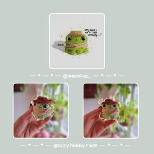 Cowboy Frog Crochet Pattern / Frog With Cowboy Hat and Lasso Crochet ...