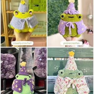 Jumbo Wizard Frog Crochet Pattern / Chunky Crochet Wizard Mage / US PDF ...