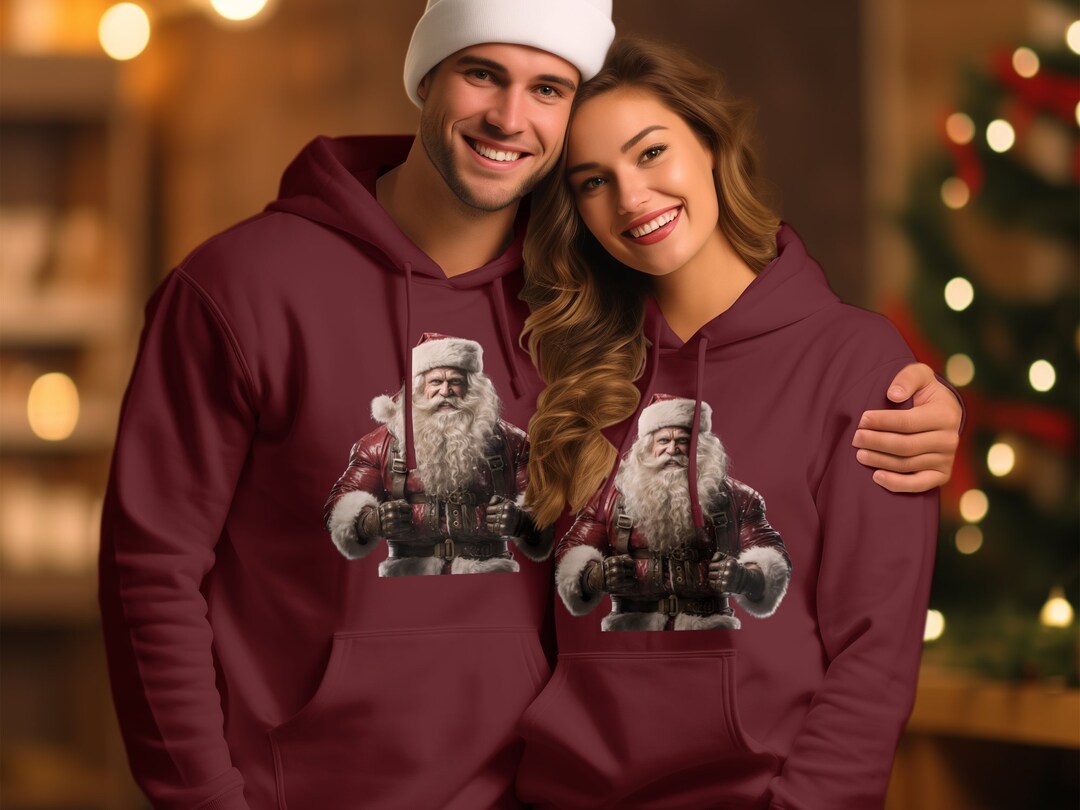 Santa With Muscles Christmas Sweater Funny Christmas Shirt - Etsy